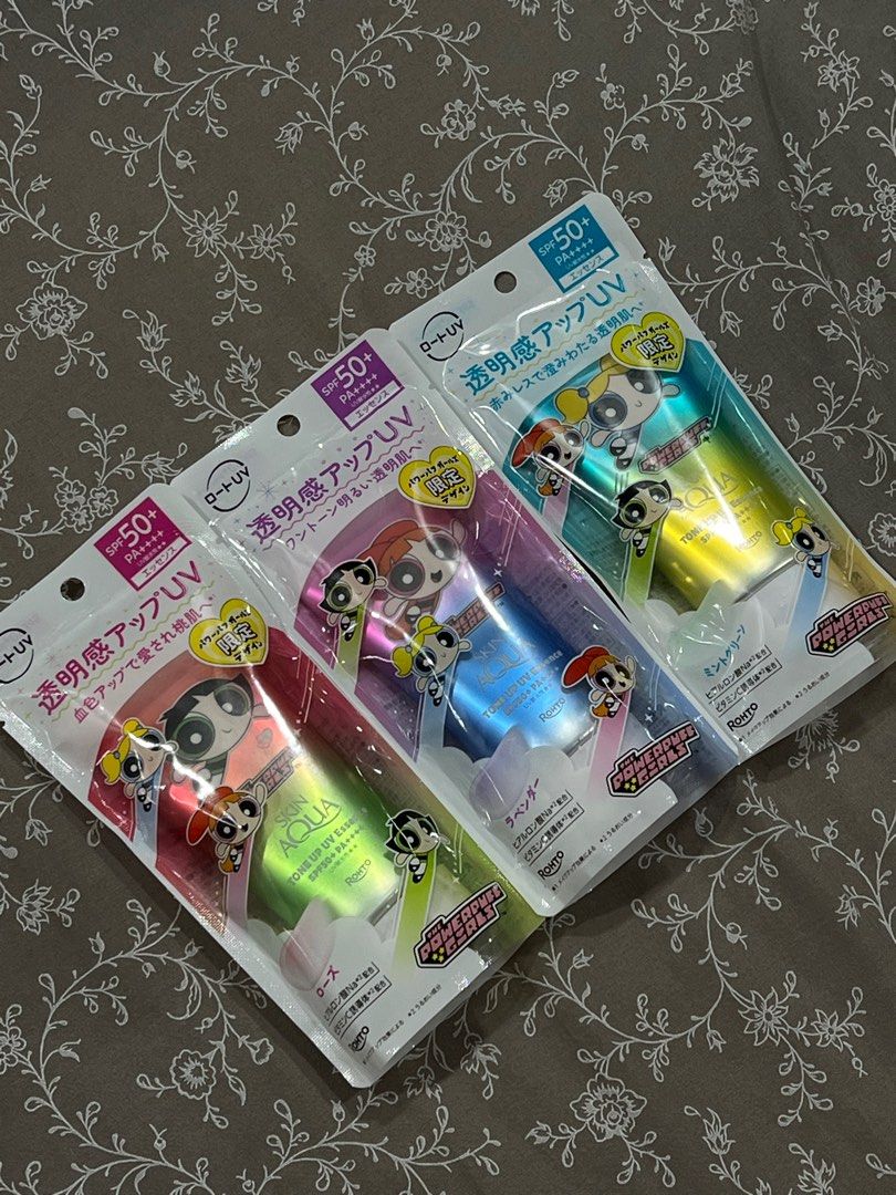 Powerpuff Girls UV Rohto Sunscreen, Beauty & Personal Care, Face, Face ...