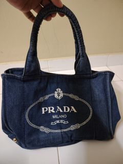 Prada Milano Black Tote Bag, Women's Fashion, Bags & Wallets, Tote Bags ...