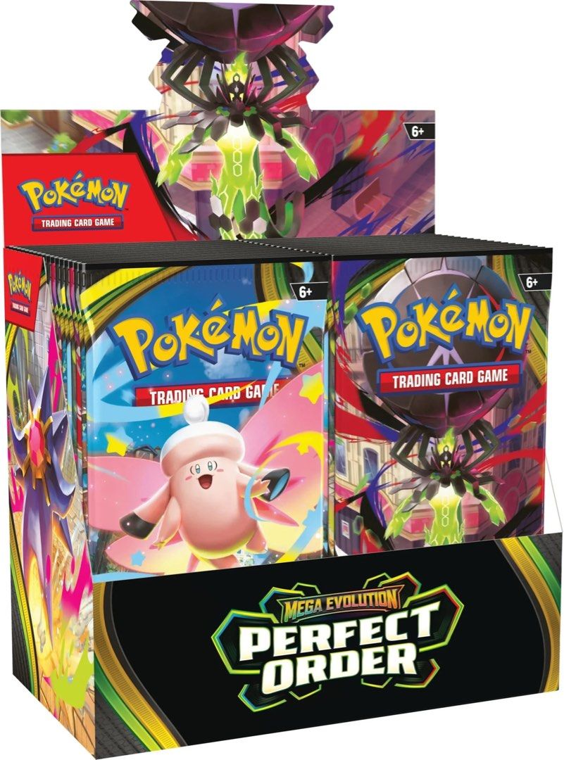 [$268 PER BOX PRE ORDER] SHRINKED MEGA EVOLUTION PERFECT ORDER BOOSTER ...