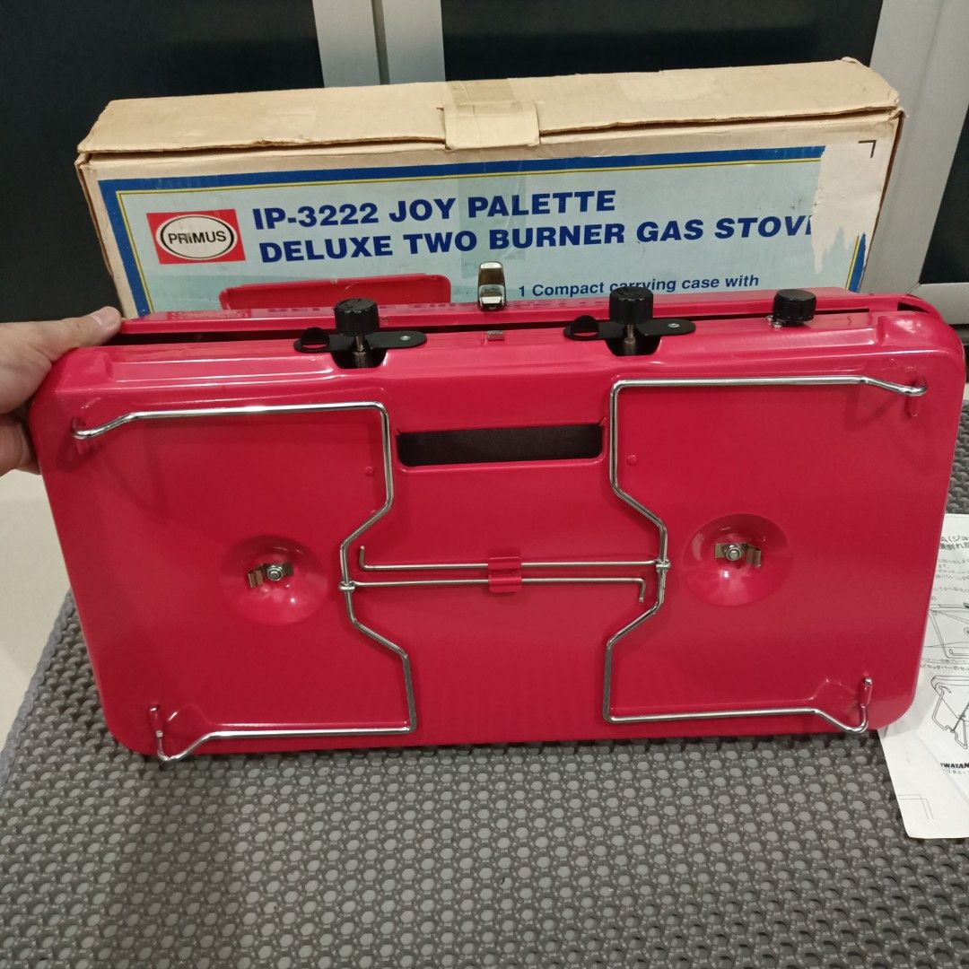 Primus double stove IP-3222 red pink limited same like coleman snowpeak ...