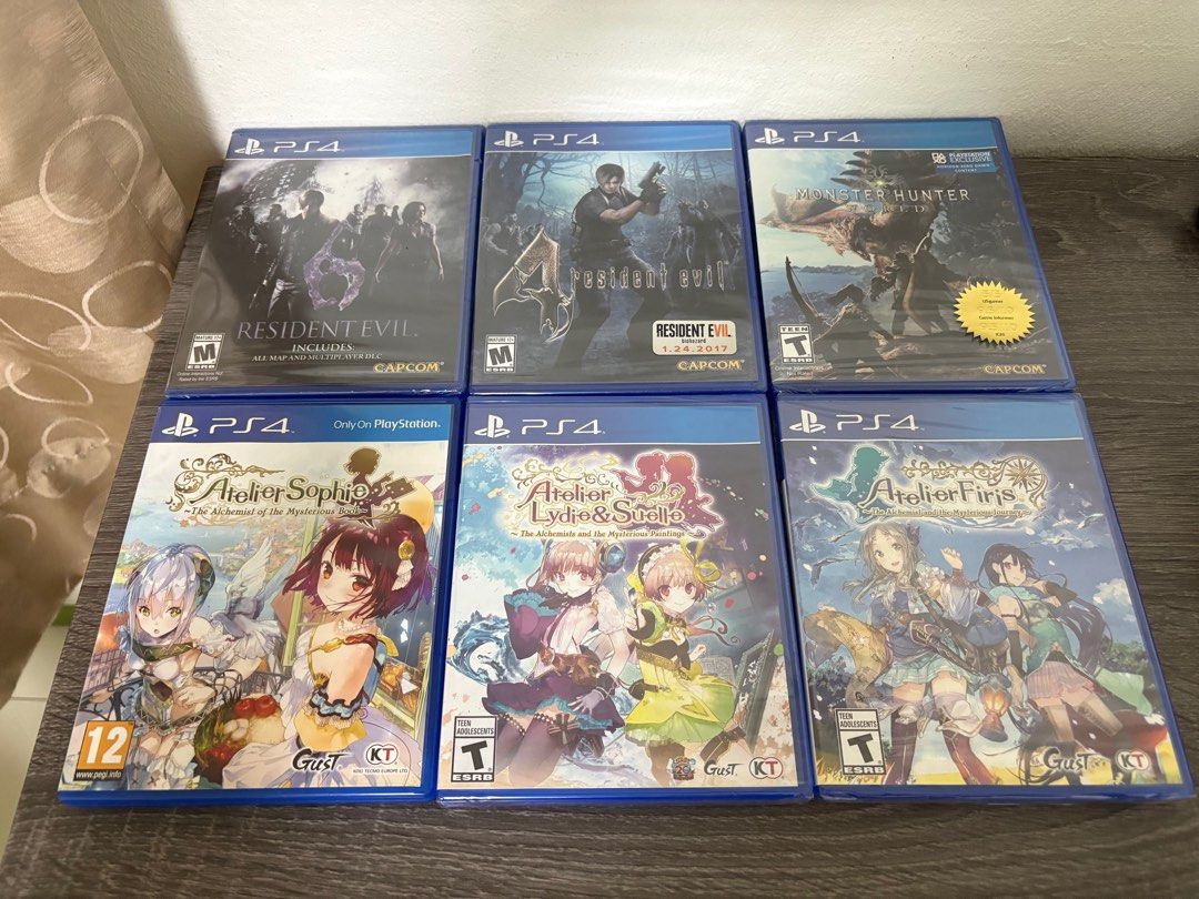 PS4 Games - Resident Evil, Monster Hunter, Atelier Series, Video Gaming ...