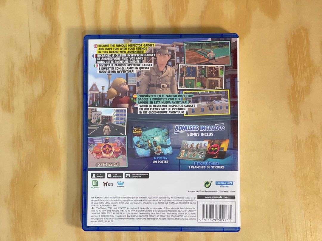 [PS5 Game] Inspector Gadget: Madtime Party, Video Gaming, Video Games ...