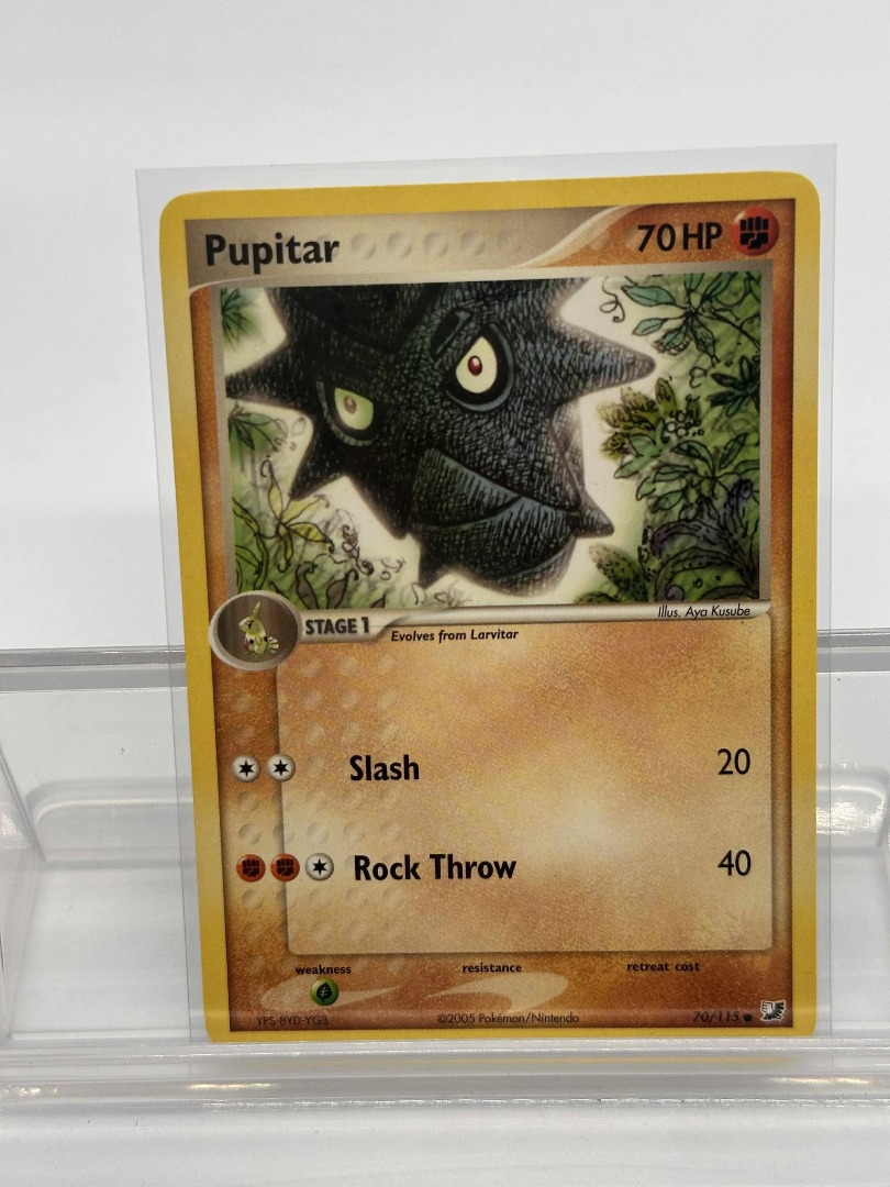 Pupitar #70 Pokemon Unseen Forces, Hobbies & Toys, Toys & Games on ...