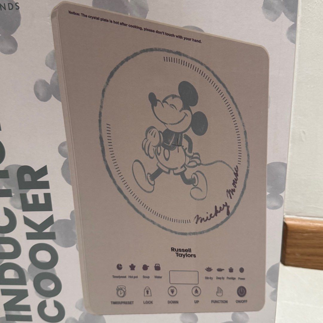 Russell Taylors Mickey Mouse Induction Cooker, Furniture & Home Living ...