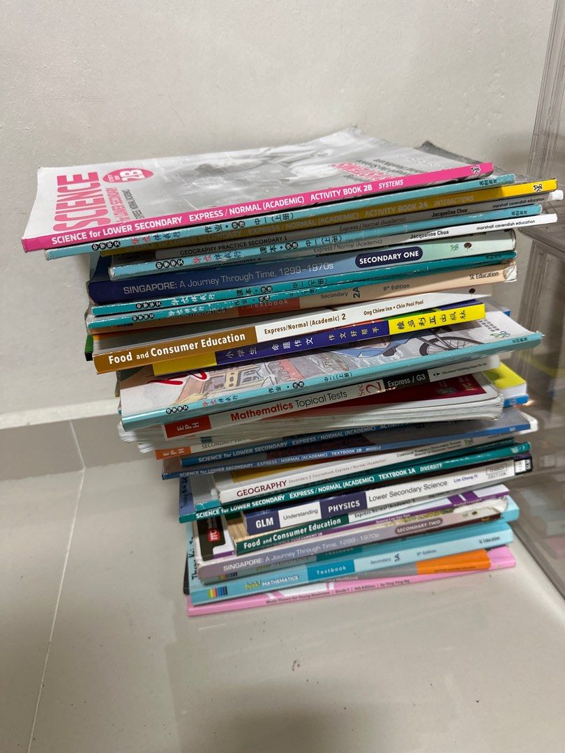 Secondary School Textbooks - Science, Geography, Physics, Hobbies ...