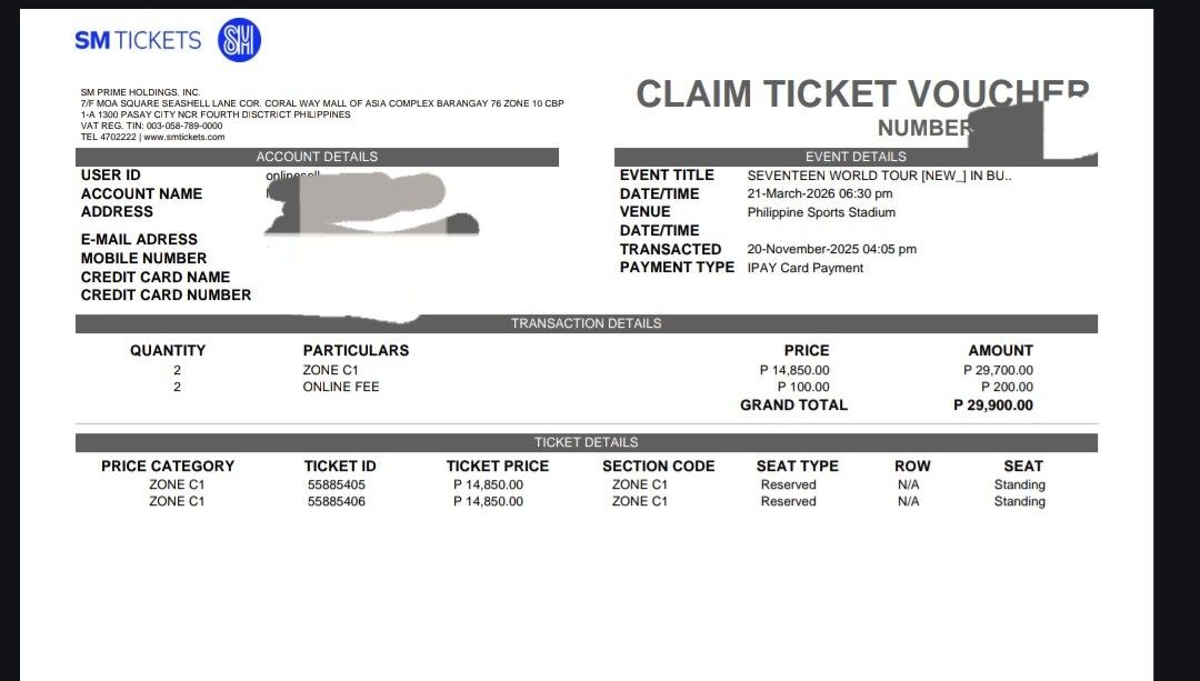 Seventeen World Tour [New] in Bulacan March 21, 2026, Tickets ...