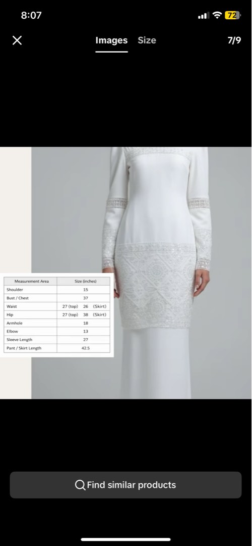 Shanell Harun bridal kurung nikah beaded, Women's Fashion, Muslimah ...