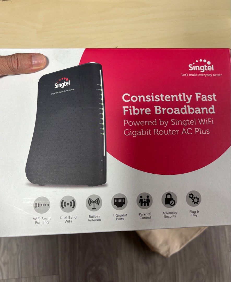 Singtel WiFi Gigabit Router AC Plus, Computers & Tech, Parts ...