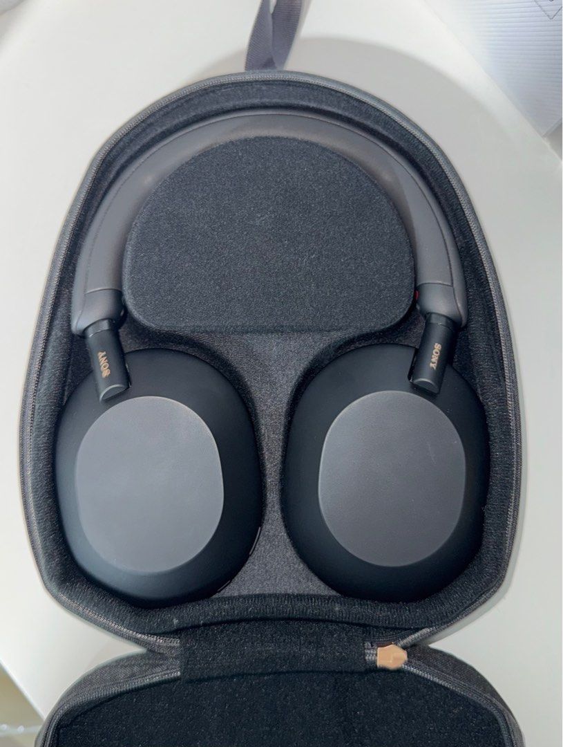 Sony WH-1000XM5 Noise Cancelling Headphones, Audio, Headphones ...