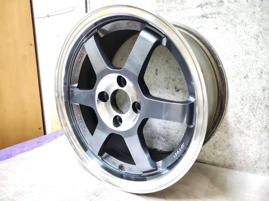 SPORT Rim TE37 THAI 15" JAZZ CITY BEZZA VIOS YARIS MYVI SAGA ALMERA ...