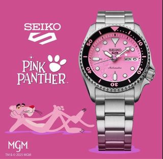 現貨 靚number 日本版 日本製 SEIKO x SKX series PINK PANTHER MGM Limited Edition ...