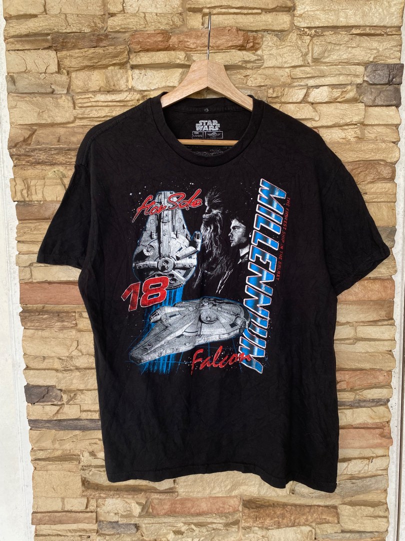Star Wars Millenium Falcon Racecar, Men's Fashion, Tops & Sets, Tshirts ...