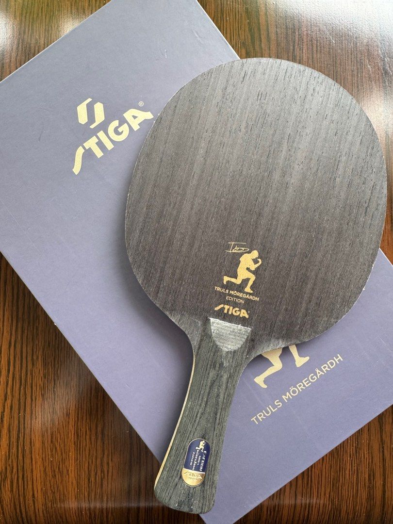 STIGA Truls Moregardh Edition Table Tennis Racket, Sports Equipment ...