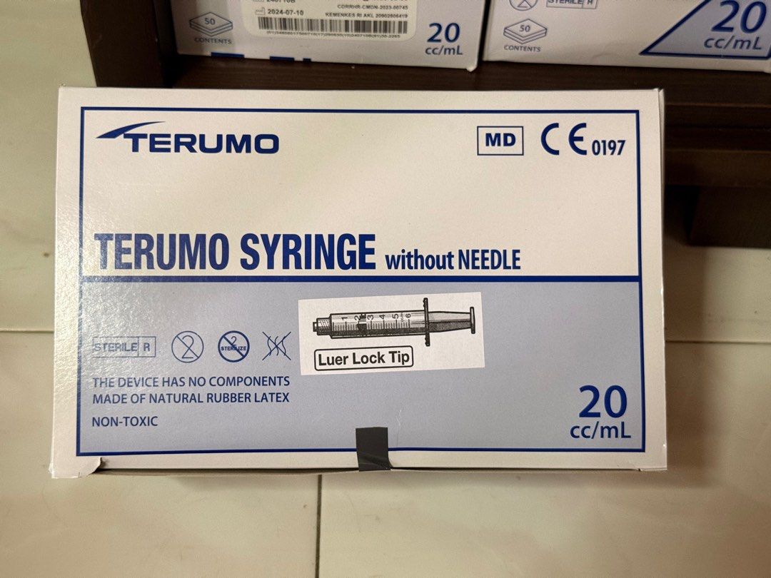 Terumo Syringe without needle (with Luer lock tip), Beauty & Personal ...