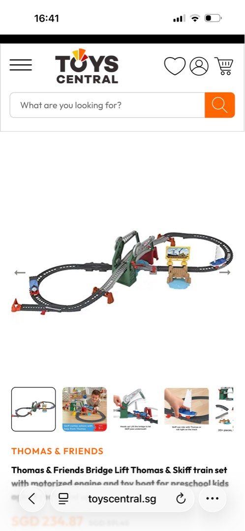 Thomas & Friends Bridge Lift Train Set, Hobbies & Toys, Toys & Games on ...