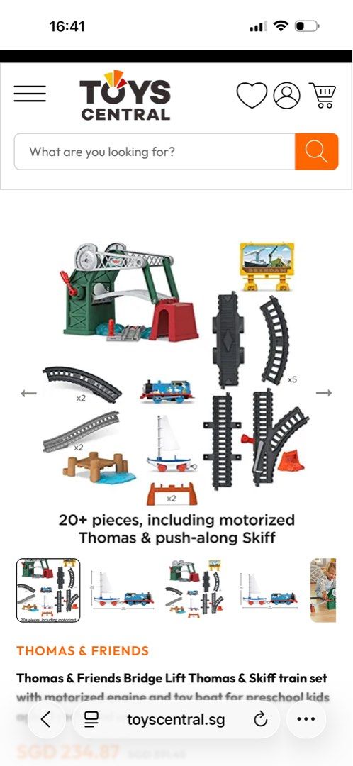 Thomas & Friends Bridge Lift Train Set, Hobbies & Toys, Toys & Games on ...