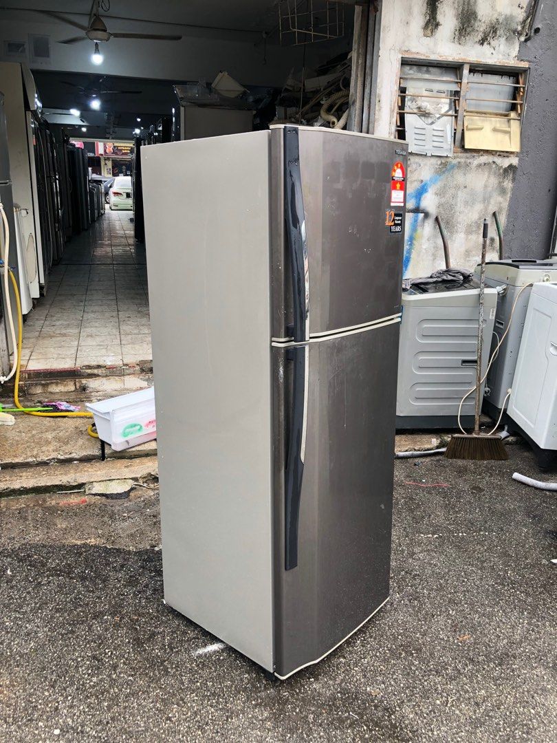 Toshiba fridge 2 door original condition 💯, TV & Home Appliances ...