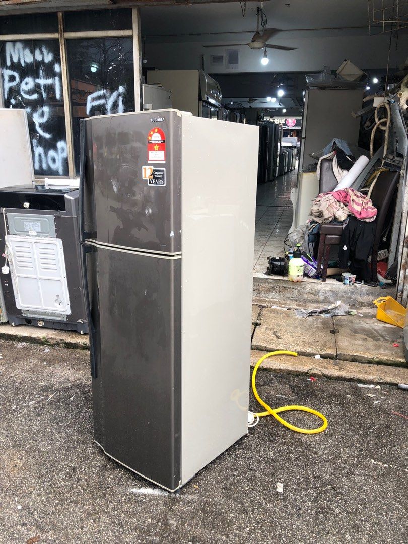 Toshiba fridge 2 door original condition 💯, TV & Home Appliances ...