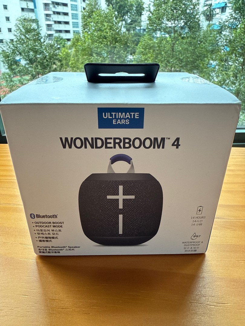 Ultimate Ears WONDERBOOM 4 Portable Speaker, Audio, Soundbars, Speakers ...