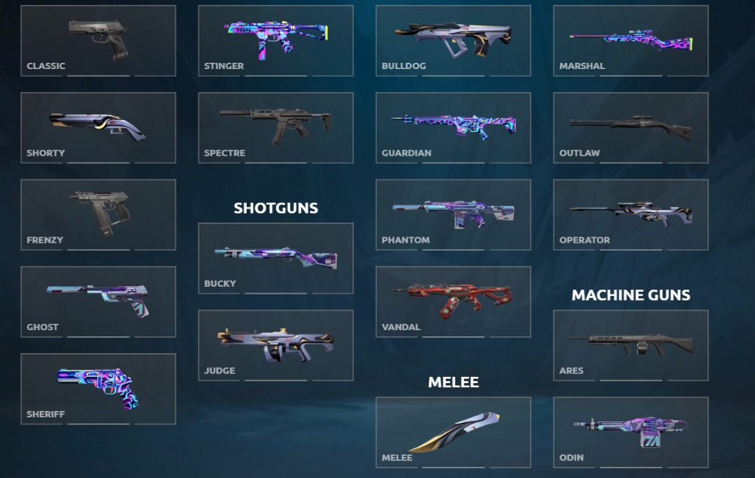 Valorant Account - Tilde Knife, Overdrive Vandal, Tilde Judge, Tilde ...