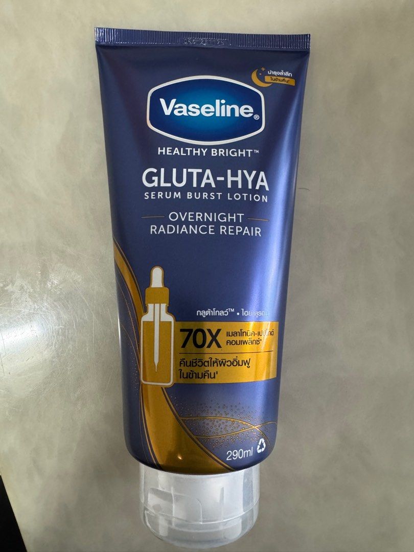 Vaseline Healthy Bright Gluta-Hya Serum Burst Lotion, Beauty & Personal ...