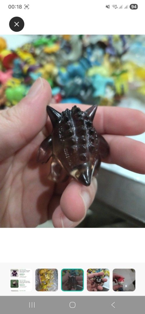 Vintage 1999 TOMY Pokemon Gengar Figure, Hobbies & Toys, Toys & Games ...