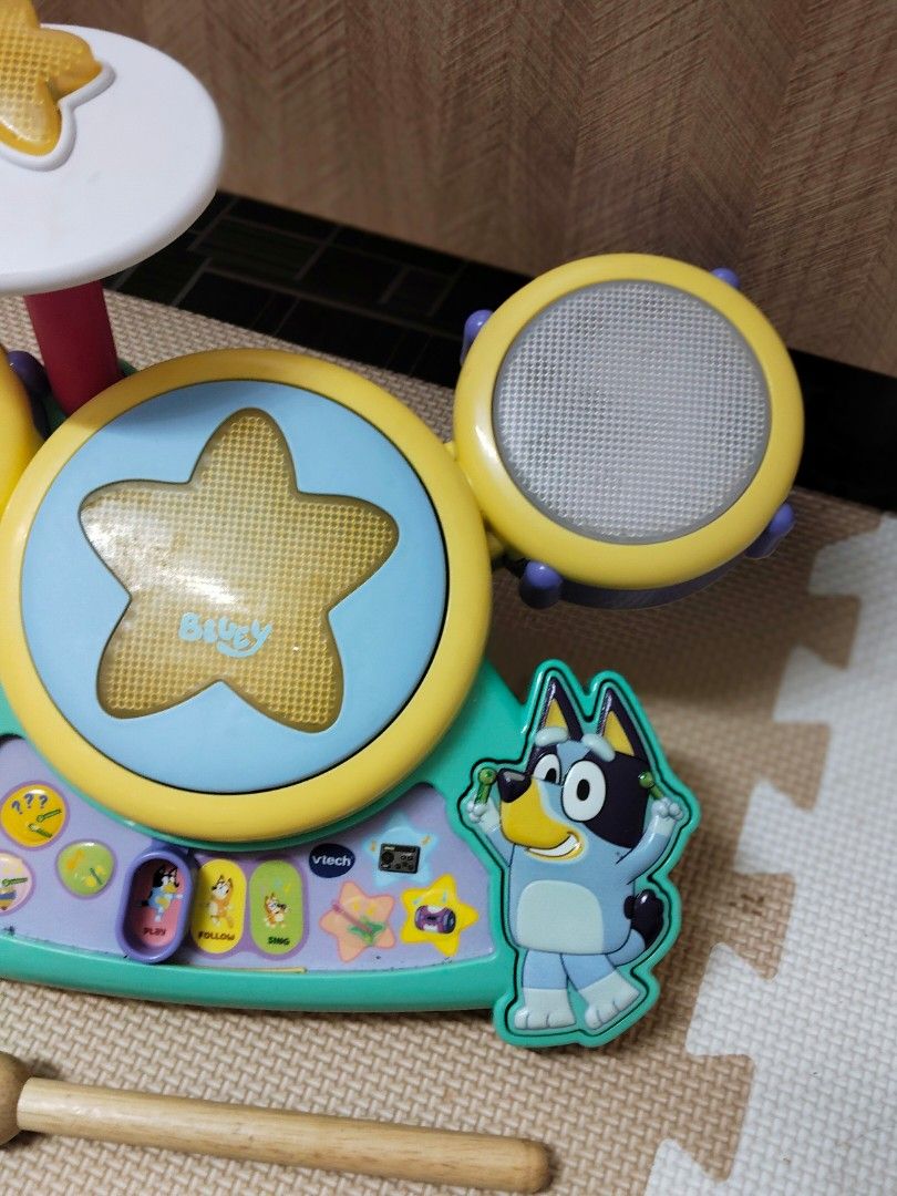 VTech Baby Drum Set, Hobbies & Toys, Toys & Games on Carousell
