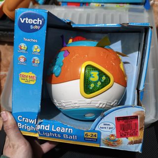Vtech Crawl & Learn Bright Lights Ball, Hobbies & Toys, Toys & Games on ...