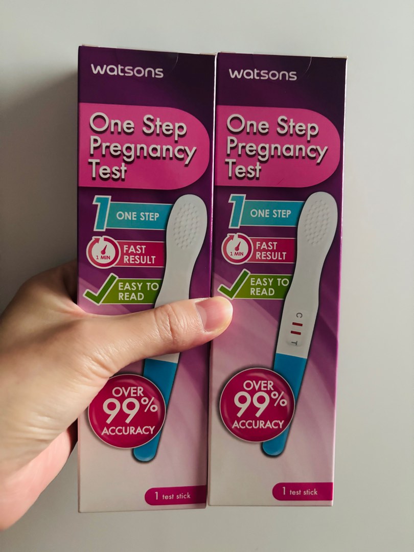 Watsons One Step Pregnancy Test - 2 Tests, Health & Nutrition, Medical ...