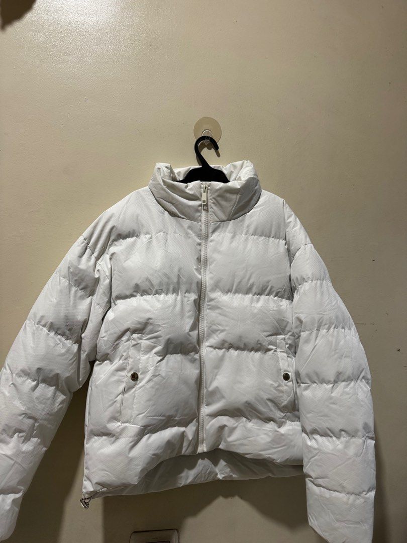 White Puffer Jacket, Men's Fashion, Coats, Jackets and Outerwear on ...
