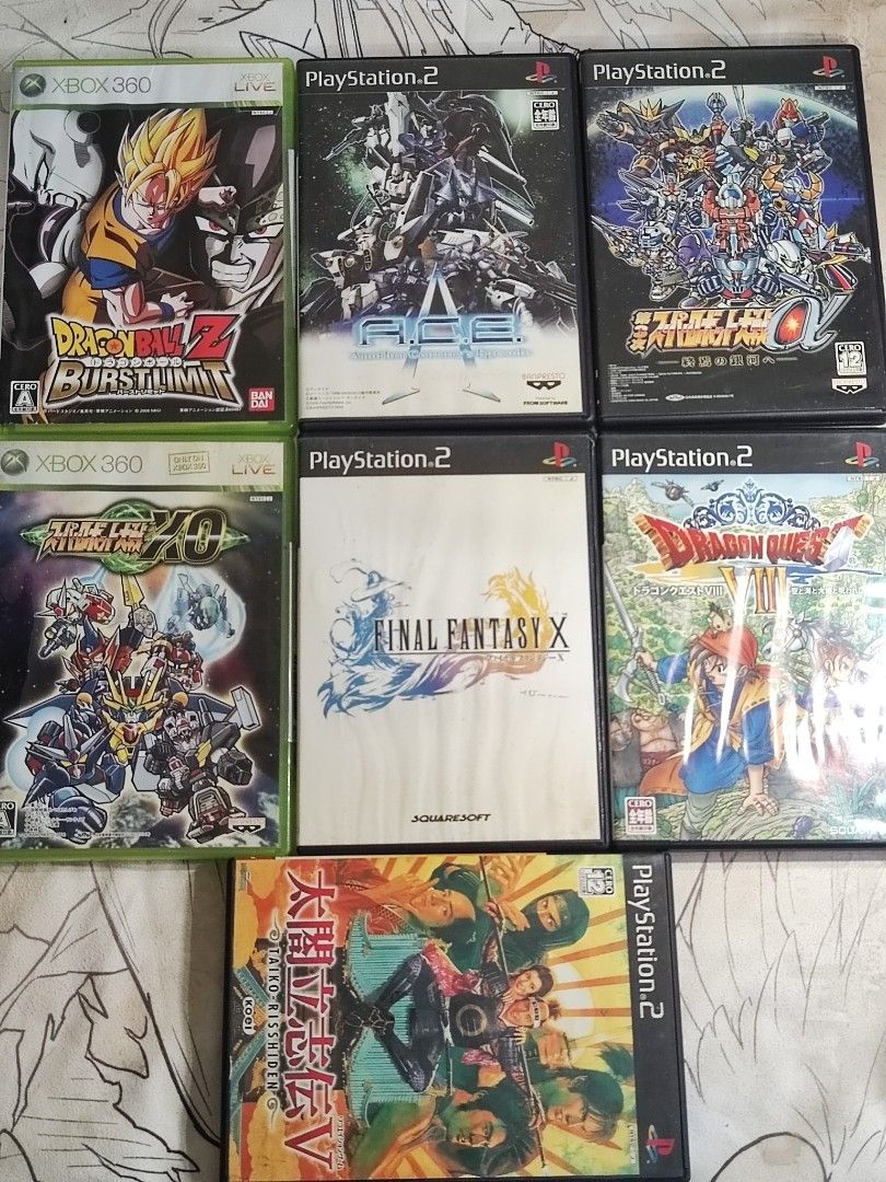 Xbox PS2 (untested) jpn +1 memory card PS2, Video Gaming, Video Games ...