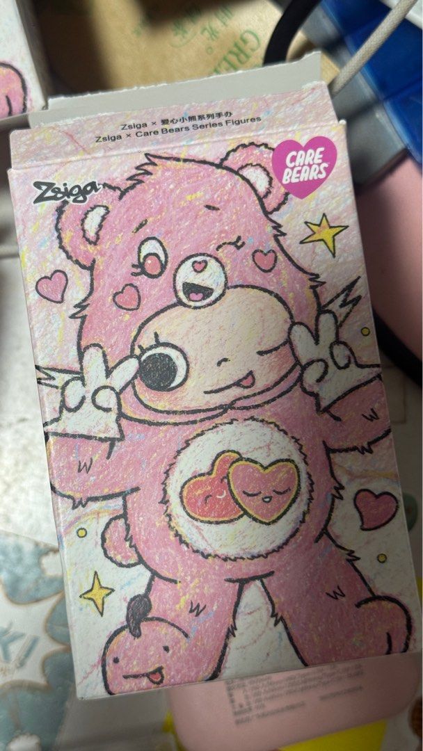 Zeiga x Care Bears Series Figure - Cheer Bear, Hobbies & Toys, Toys ...