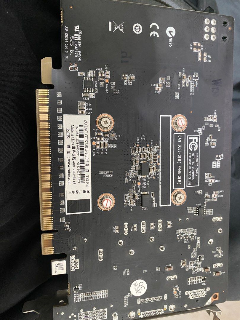 Zotac GeForce GTX 750 Ti Graphics Card, Computers & Tech, Parts ...