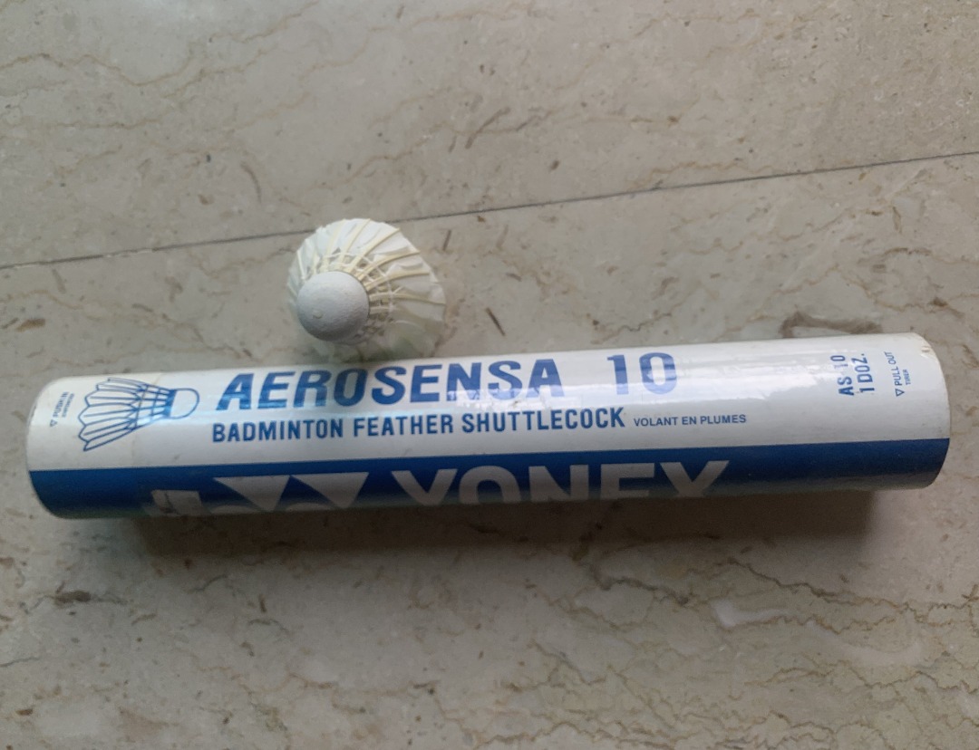 10 Badminton Shuttlecocks, Sports Equipment, Sports & Games, Racket ...