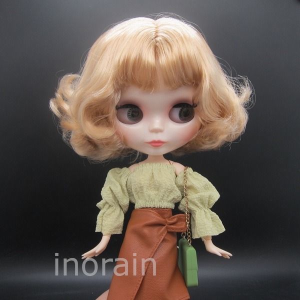 12" Blythe Doll + Clothes Set + Shoes + Storage Box Set Blonde Short ...