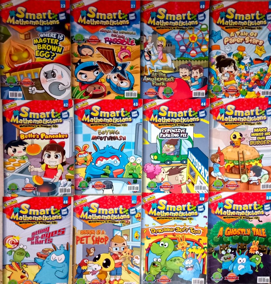 12 Smart Mathematicians" comic books, which are a fun-filled, Maths ...