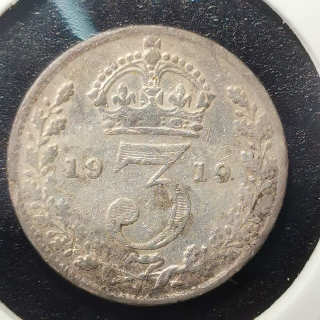 1919 British Three Pence Coin, Hobbies & Toys, Memorabilia ...
