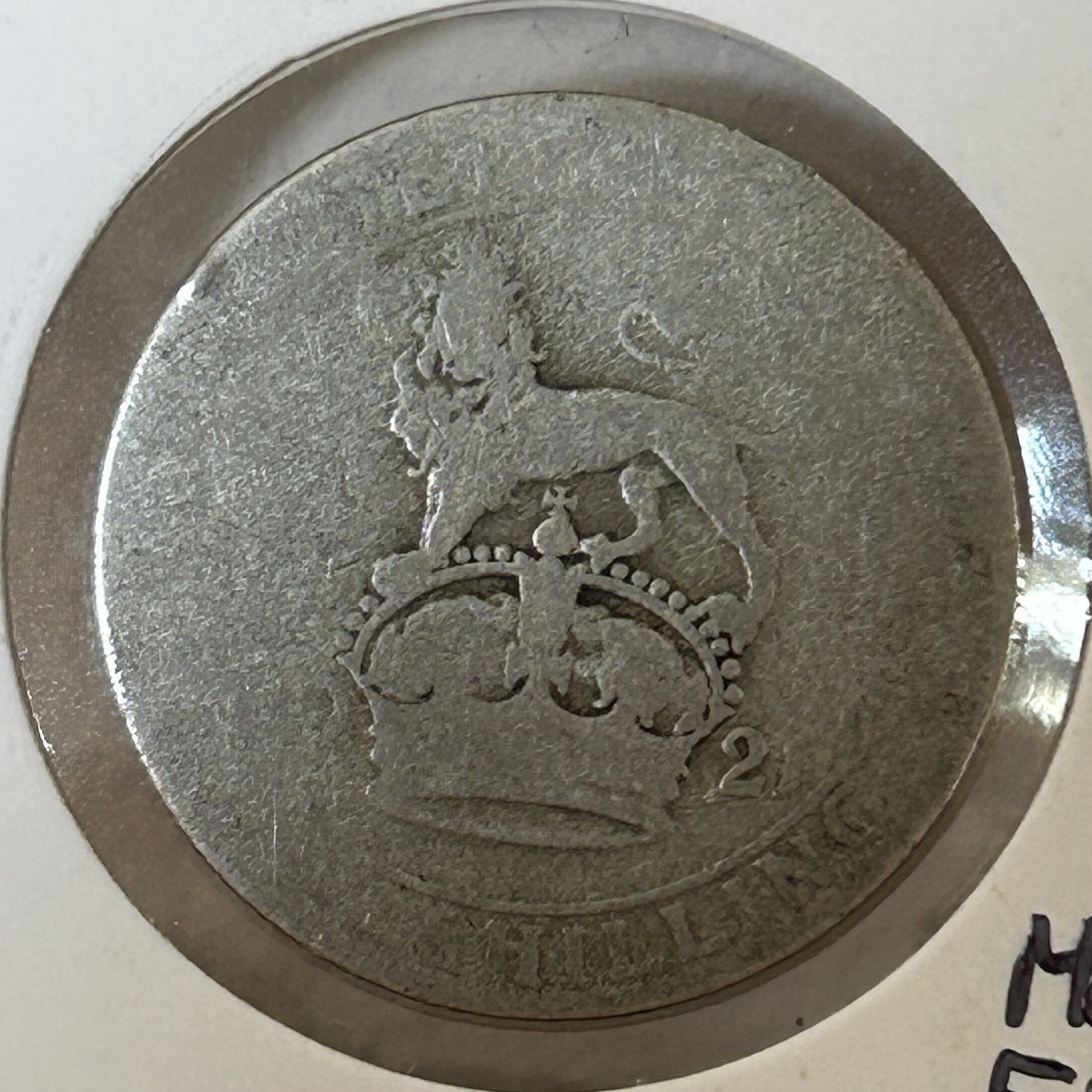 1921 British silver Coin KGV One Shiling, Hobbies & Toys, Memorabilia ...