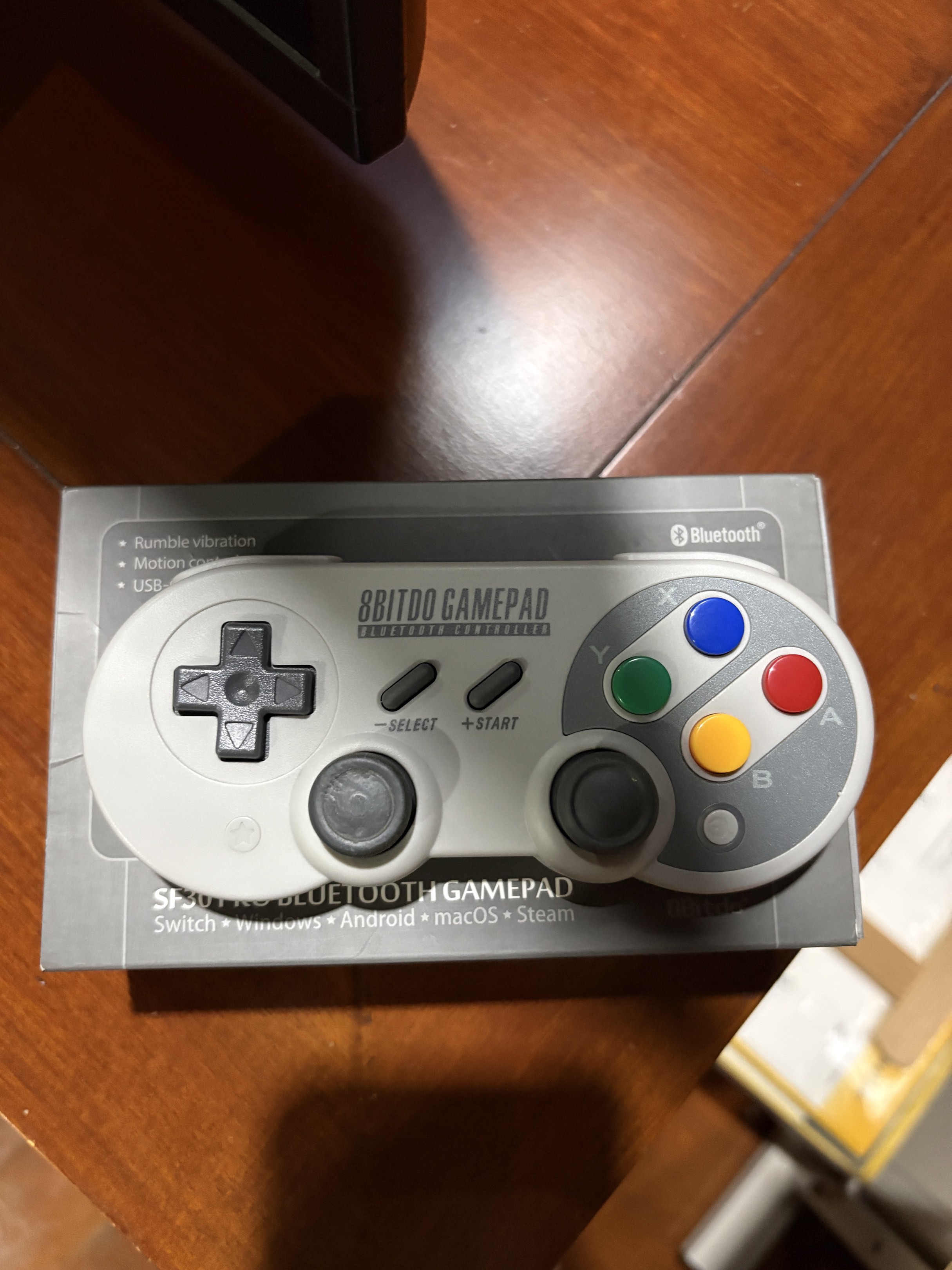 8Bitdo SF30 Pro Bluetooth Gamepad, Video Gaming, Gaming Accessories ...