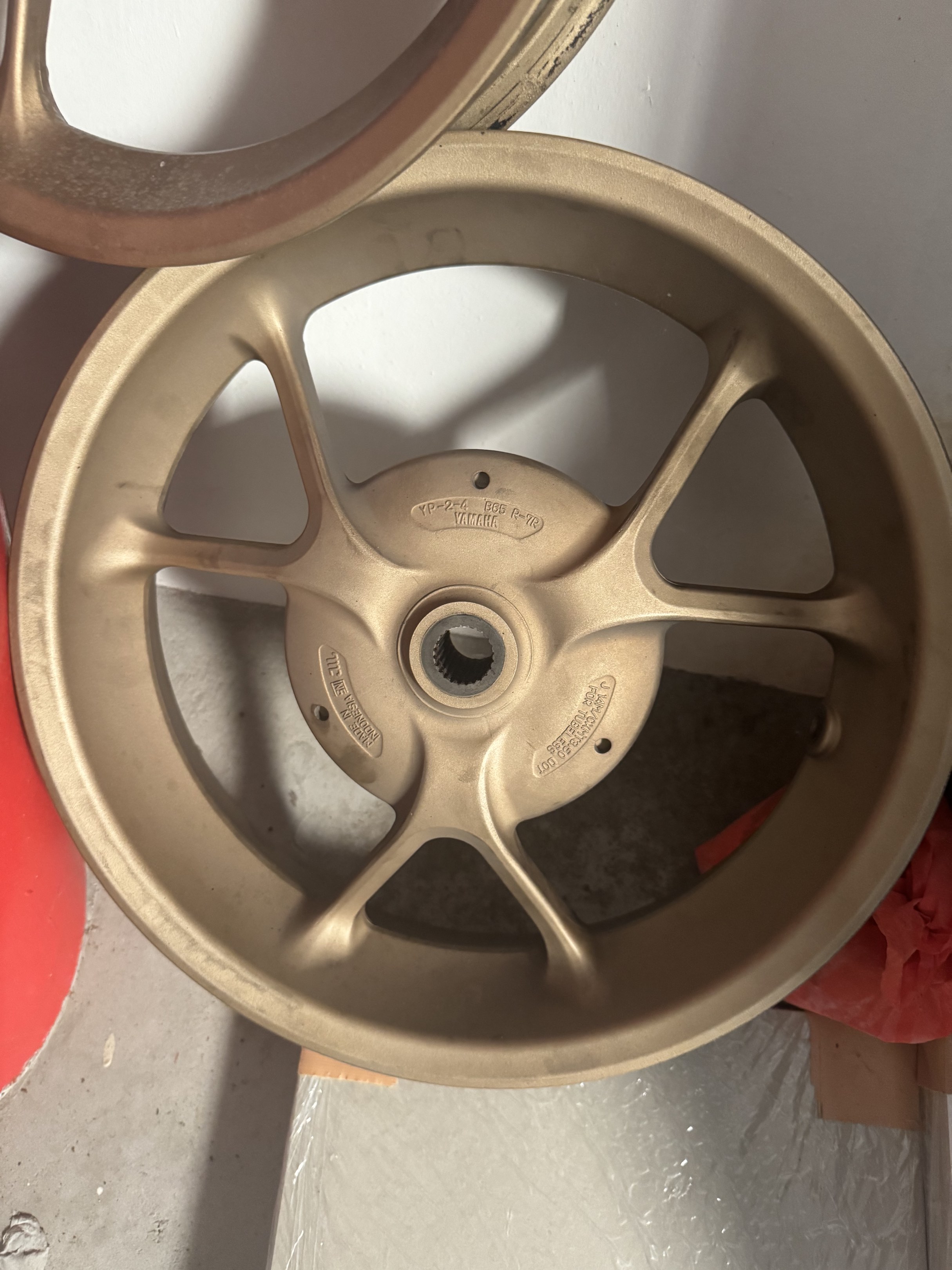 Aerox rim, Motorcycles, Motorcycle Accessories on Carousell