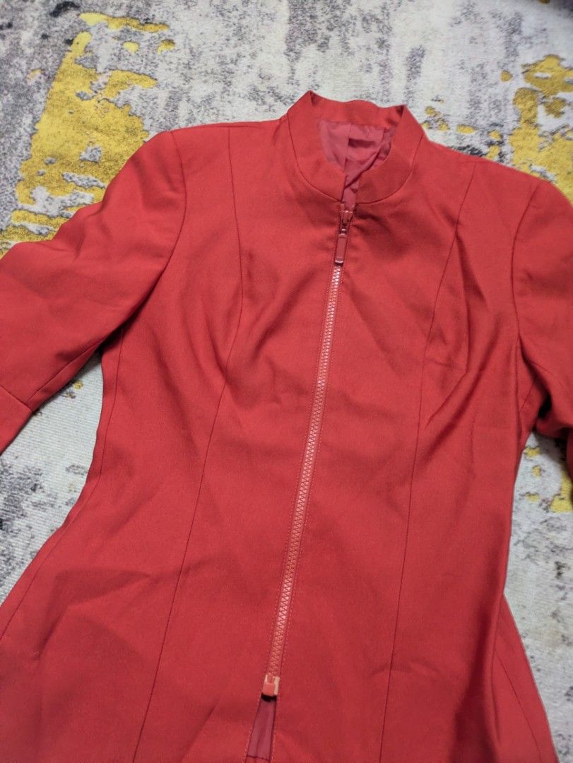 Air Asia uniform Jacket stewardess, Women's Fashion, Dresses & Sets ...
