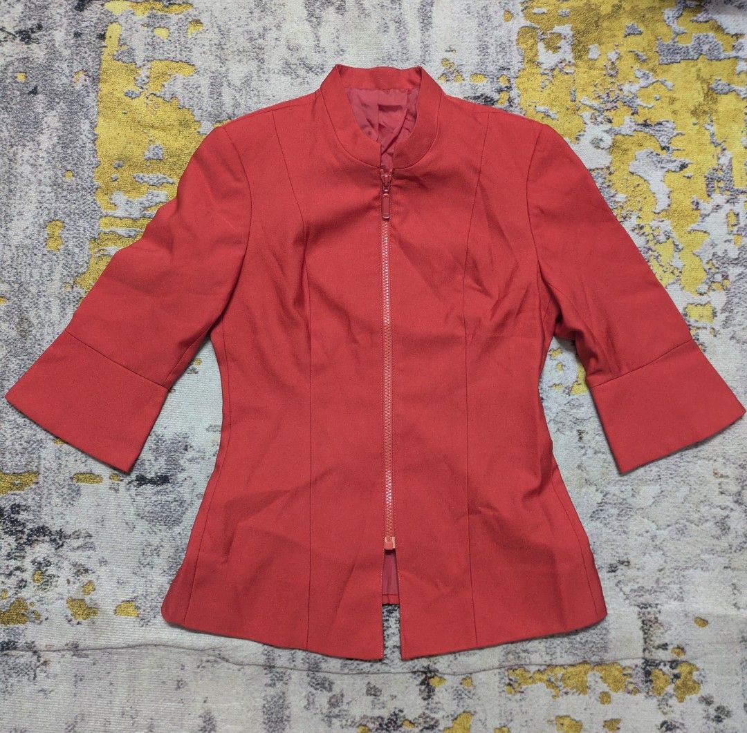 Air Asia uniform Jacket stewardess, Women's Fashion, Dresses & Sets ...