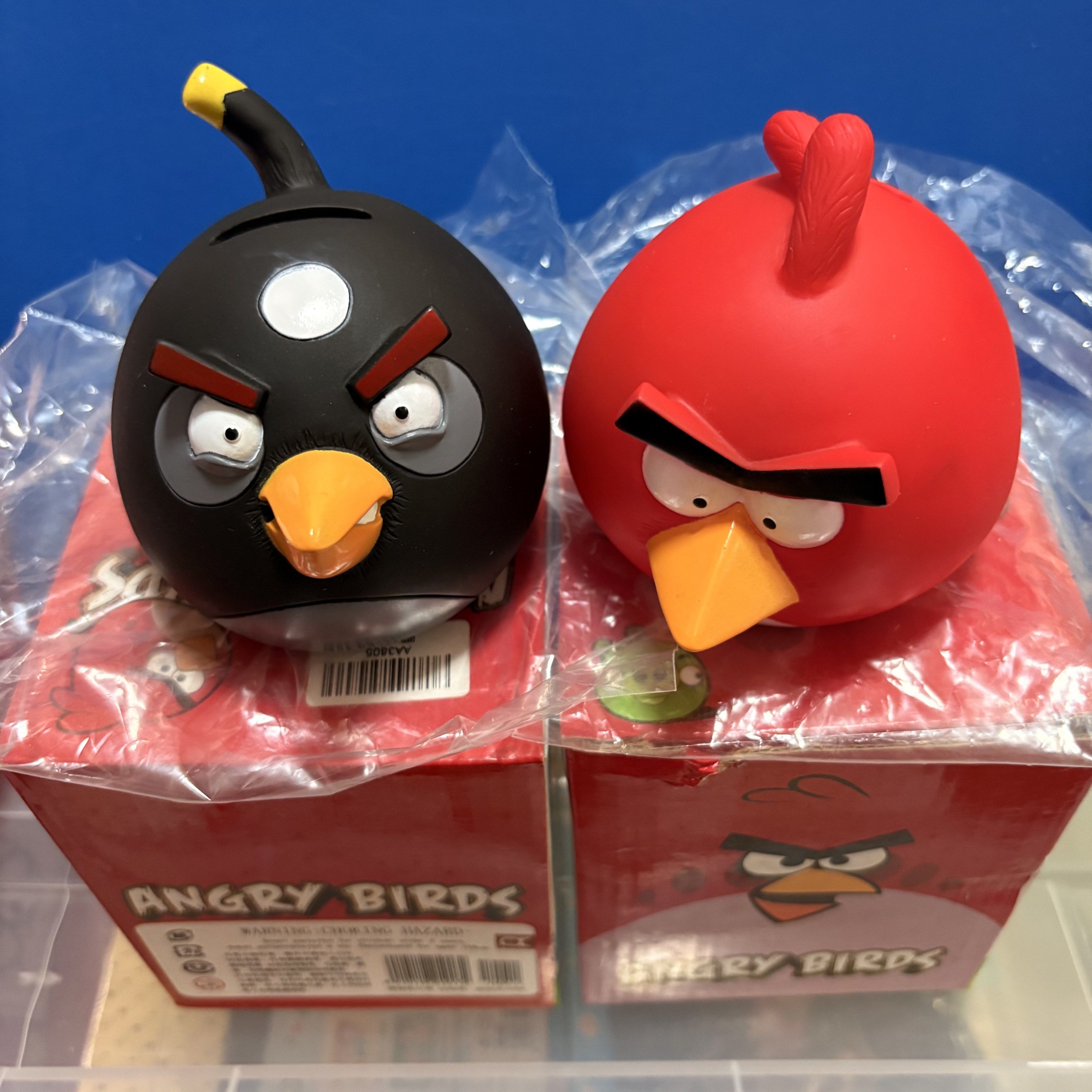 Angry Birds Figurines - Red and Black, Hobbies & Toys, Toys & Games on ...