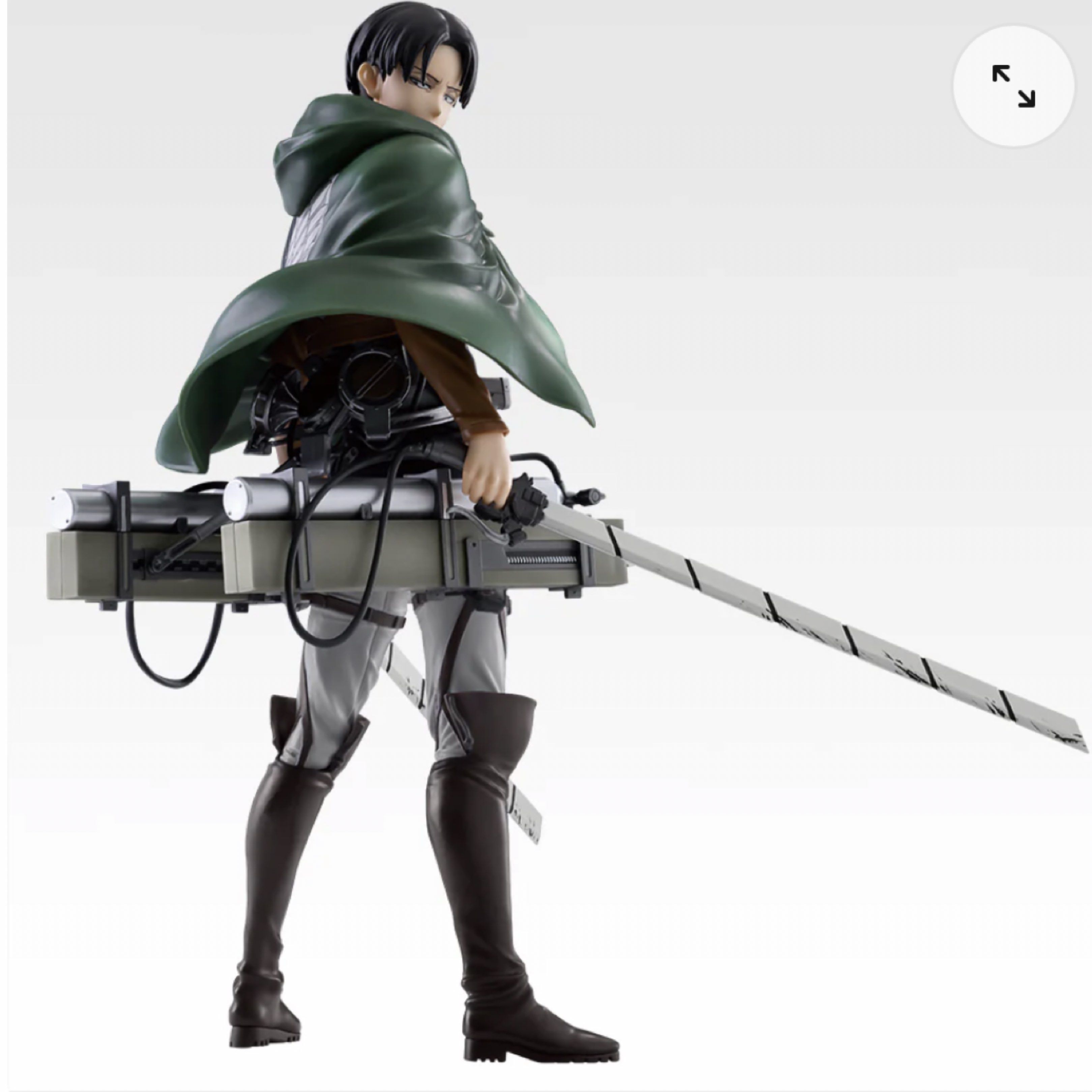Attack on Titan Take Down The Beast Titan Levi Masterlise Figure ...