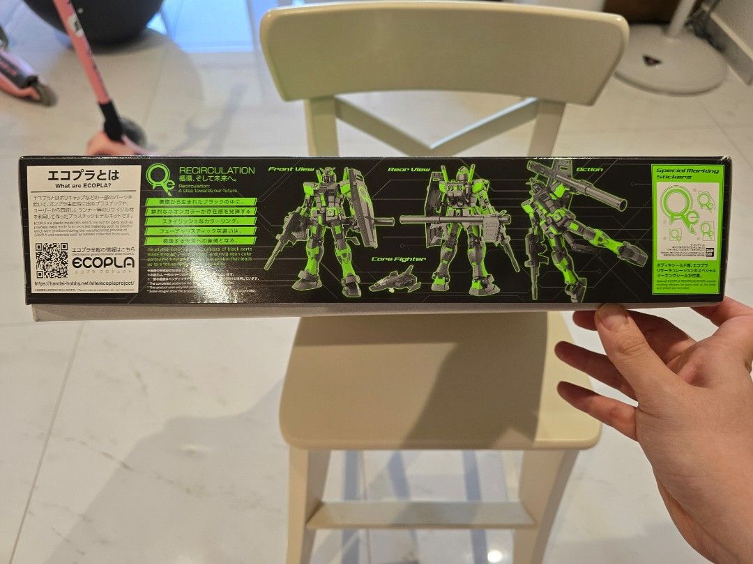 Bandai 1/100 MG RX-78-2 Gundam Ver.3.0 Ecopla Recirculation Color Neon ...