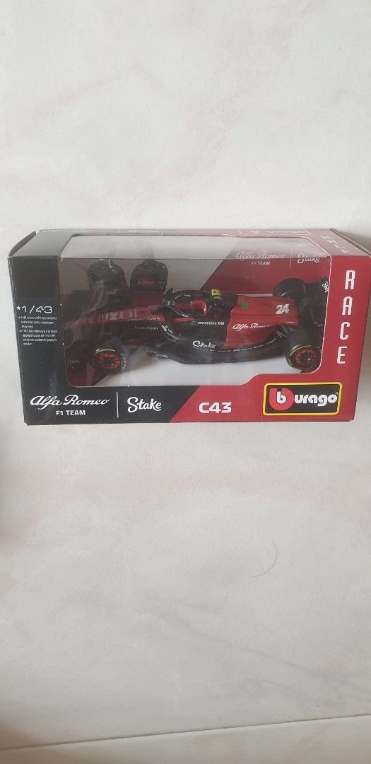 Bburago 1:43 Scale F1 Model Cars - Alfa Romeo & Red Bull, Hobbies ...