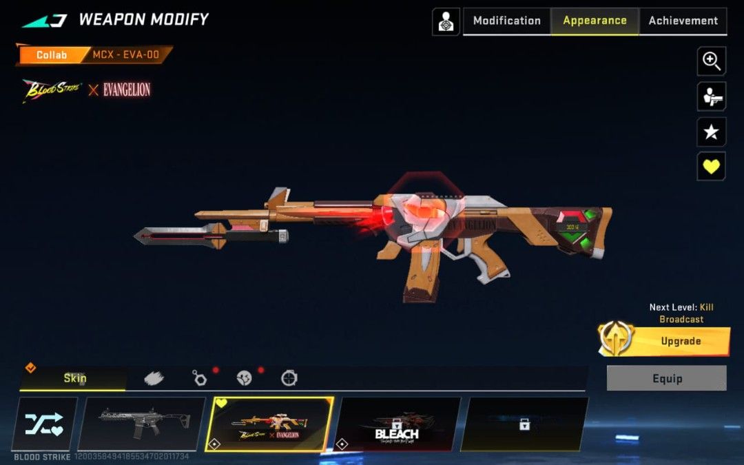 Beginner Account Blood Strike Eternal MP5-Dominator & MCX-EVA-00 ...