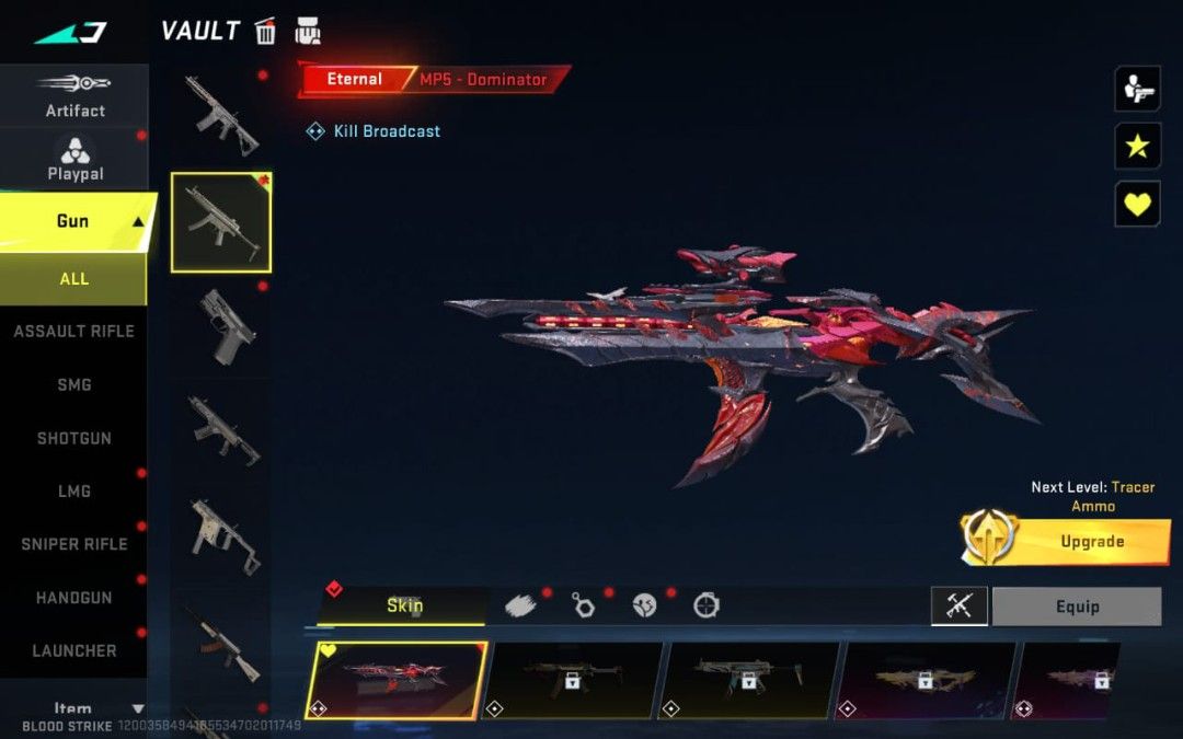 Beginner Account Blood Strike Eternal MP5-Dominator & MCX-EVA-00 ...