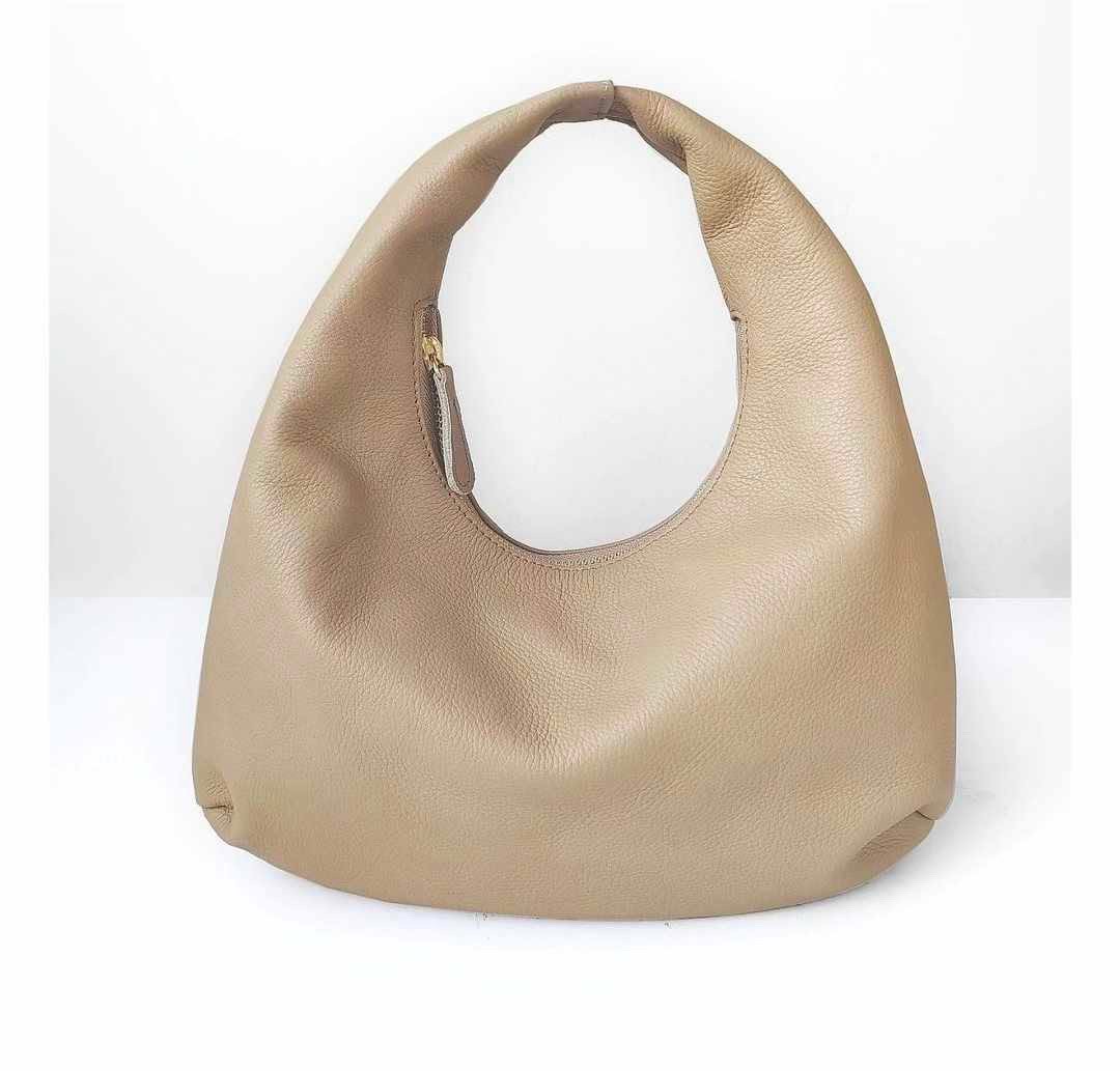 Big Bag Theory Manila Lulu Mini Hobo Bag in Mocha (100% Leather), Women ...