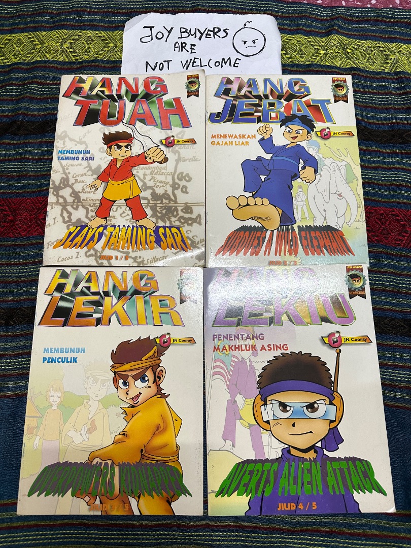 BUKU CERITA HANG TUAH HANG JEBAT HANG LEKIR DAN HANG LEKIU, Hobbies ...